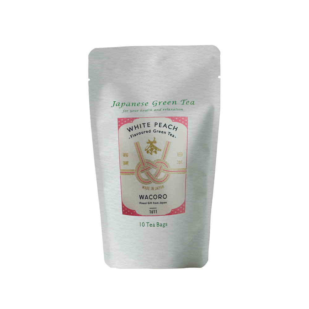 Savor the Sweetness: White Peach Flavoured Japanese Green Tea | Green ...